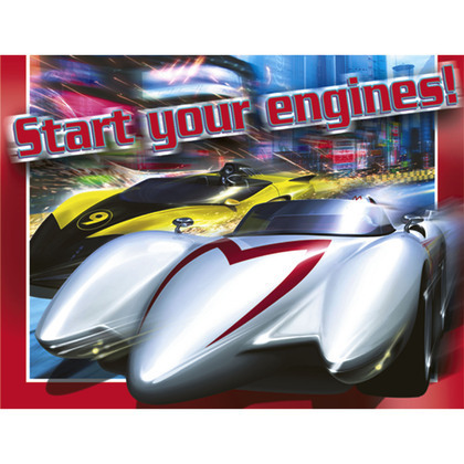 Speed Racer Party Invitations (Pack of 8) | Speed Racer | Boys Birthday ...