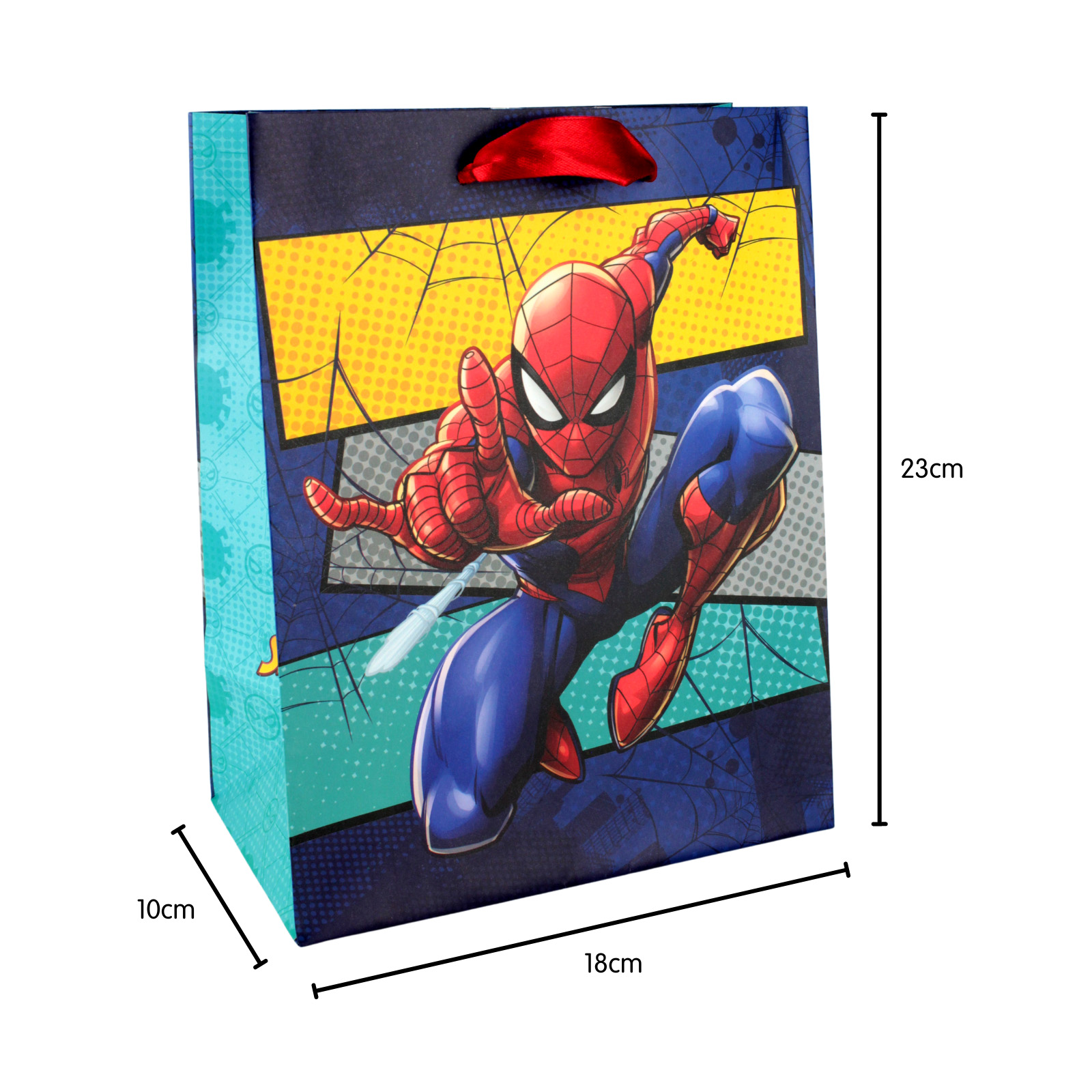 Marvel Spiderman Gift Bag 23cm | Spiderman | Boys Birthday Party ...
