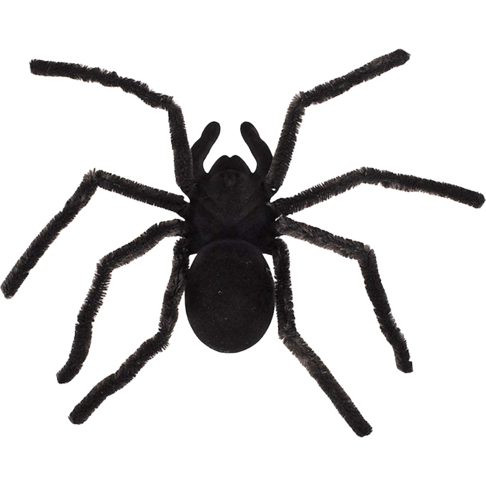 Fuzzy Black Spider Decoration 55cm - Discount Party Supplies