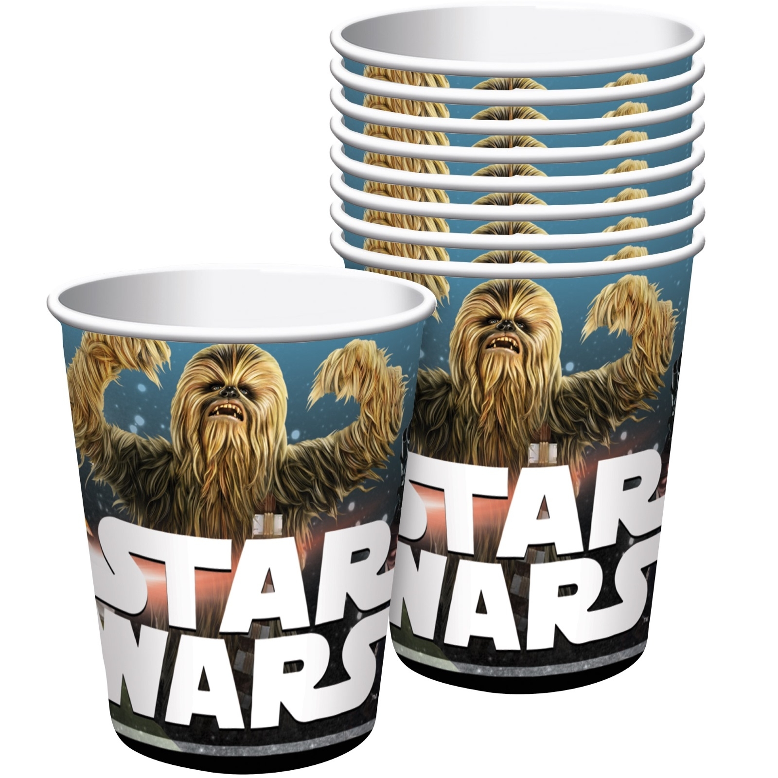 Star Wars Classic Jedi Paper Cups (Pack of 8) - Discount Party Supplies