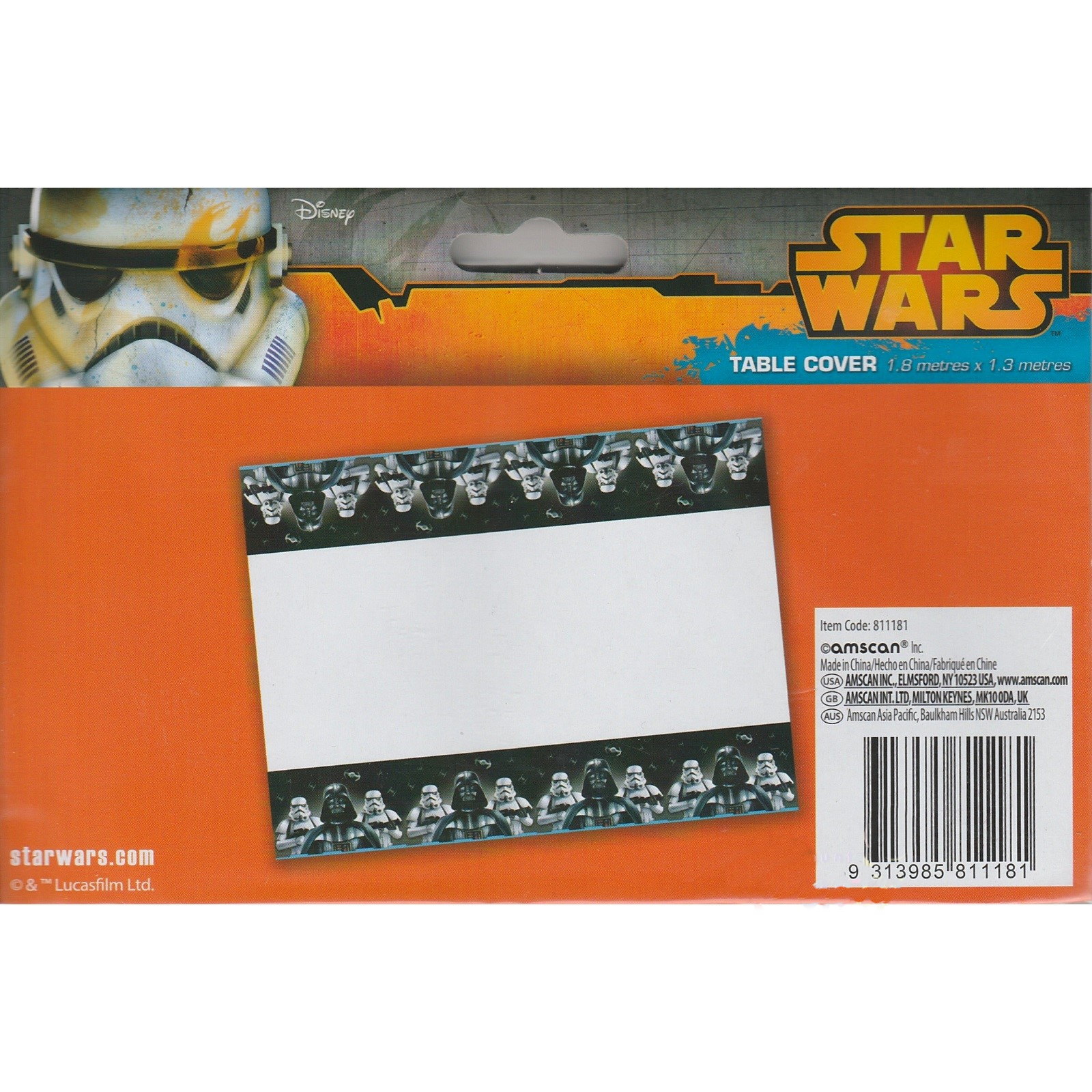 Star Wars Classic Plastic Tablecloth | Star Wars | Boys Birthday Party ...