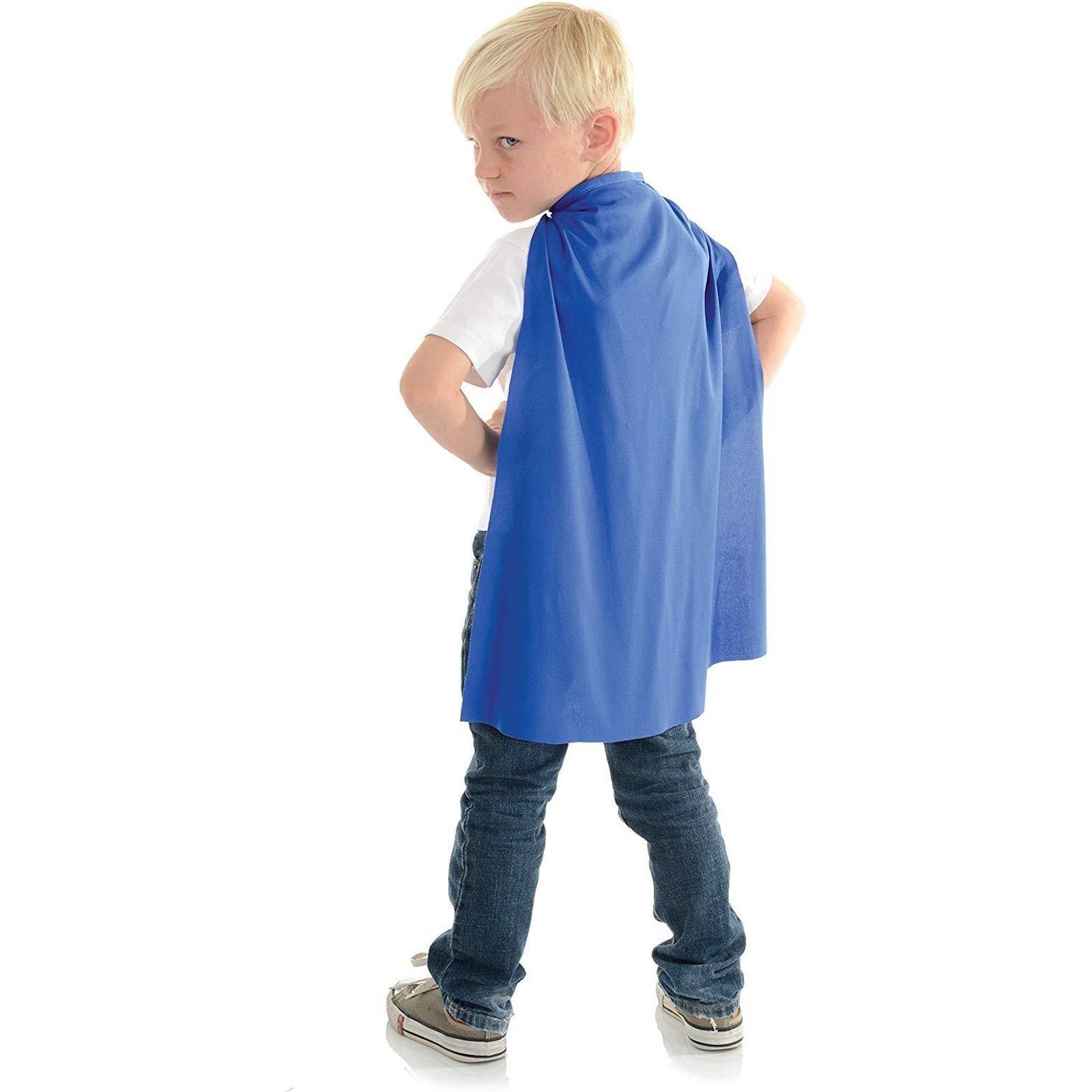 Blue 24in Superhero Child Cape - Discount Party Supplies