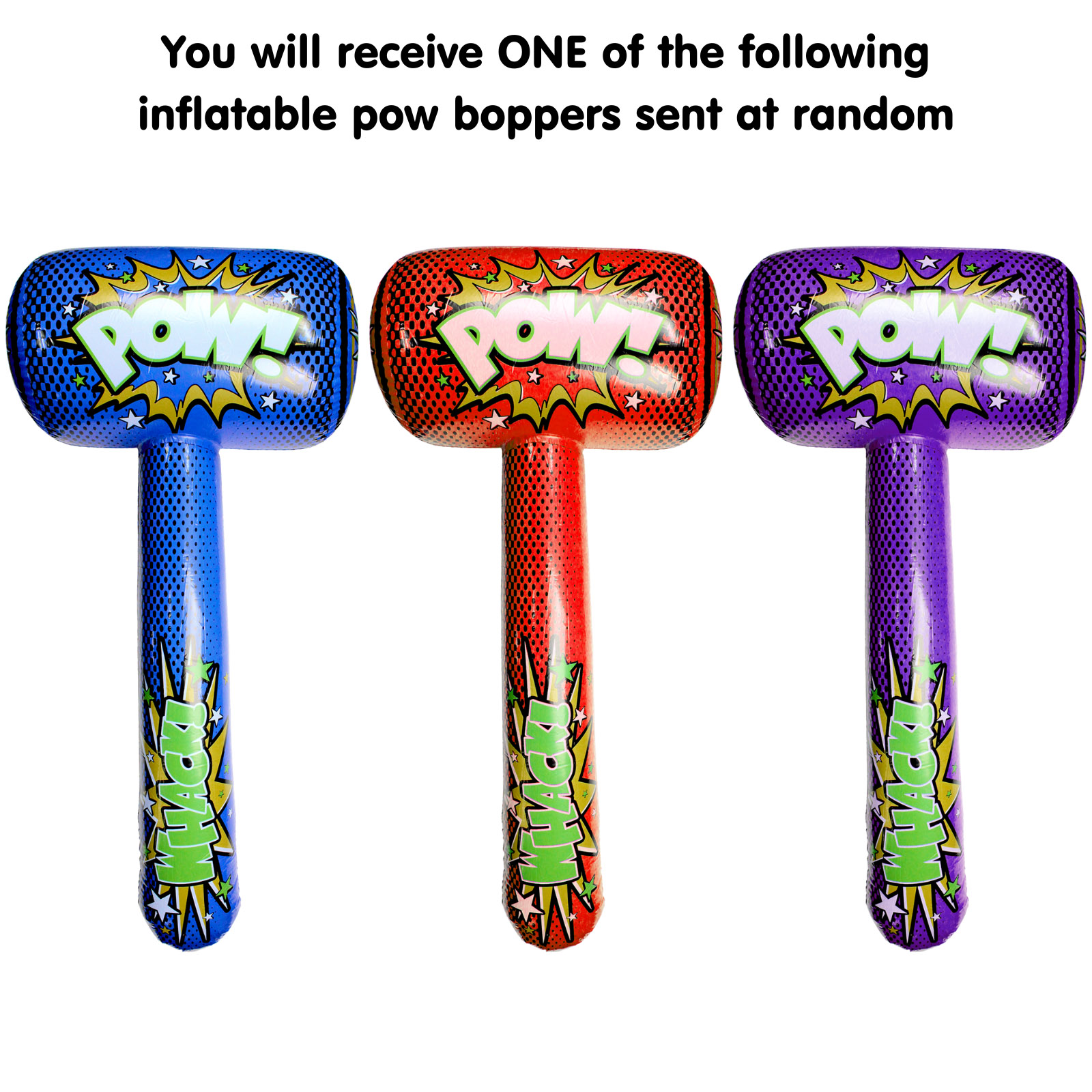 Giant Inflatable Pow Bopper (One Only) | Superhero (Boys) Party ...