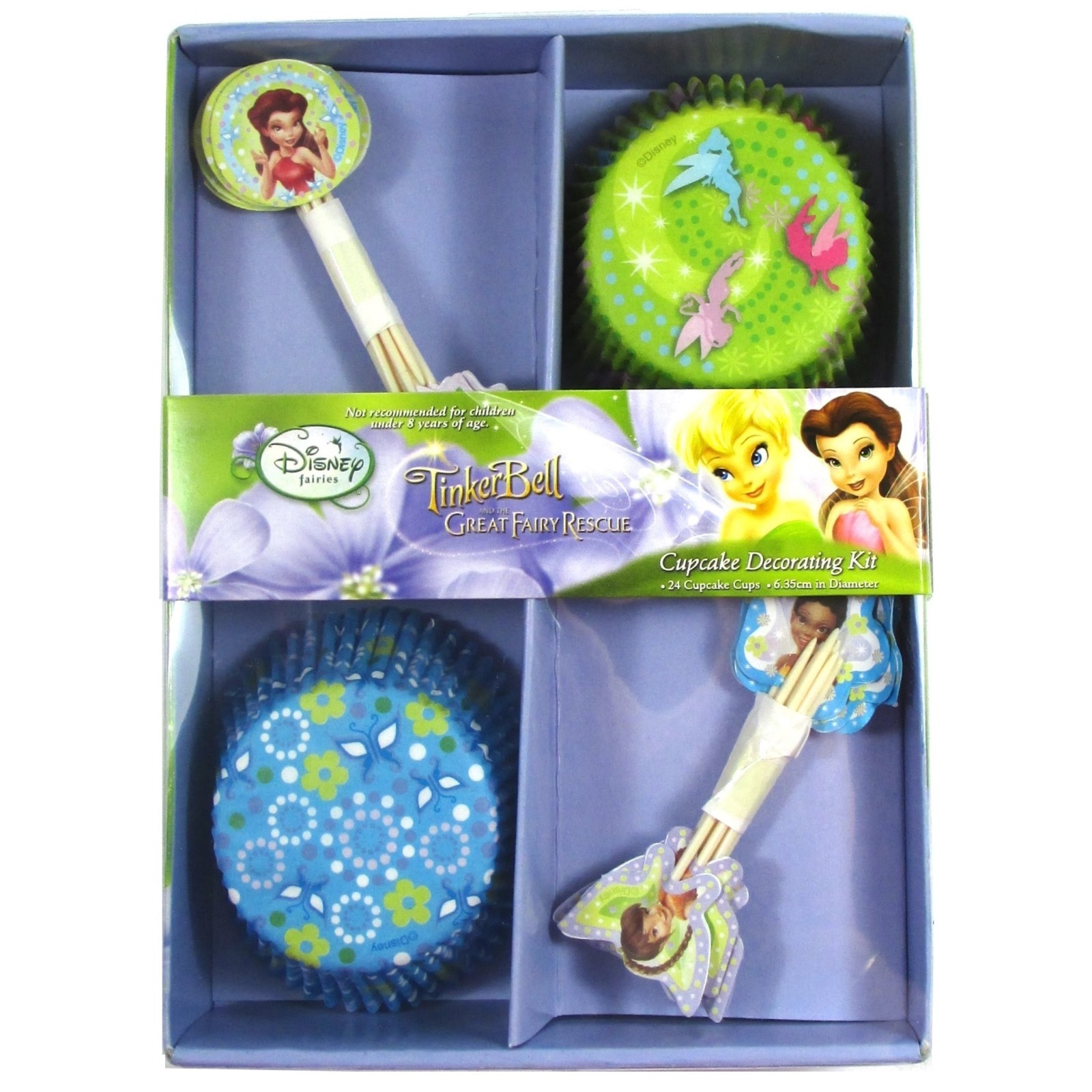 Tinkerbell Cupcake Decorating Kit (Set of 24) - Discount Party Supplies