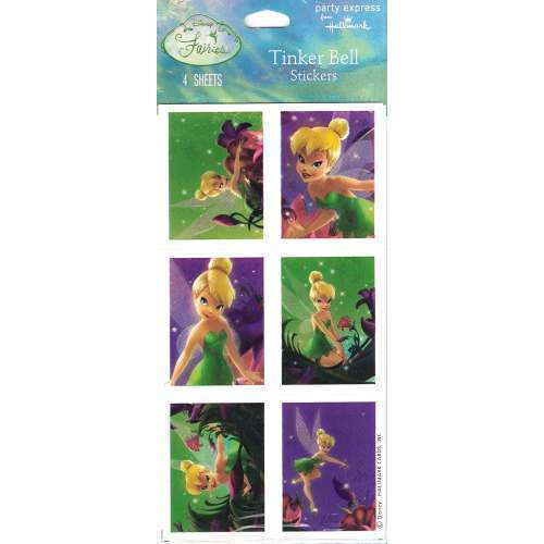Tinkerbell Stickers (Pack of 24) [TINFAST01] - Discount Party Supplies