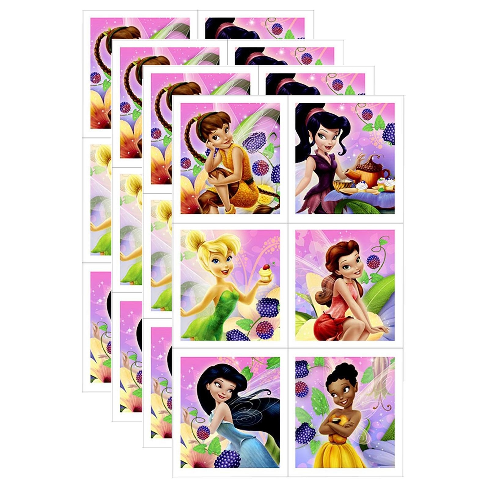 Tinkerbell Stickers (Pack of 24) [TINFAST05] - Discount Party Supplies