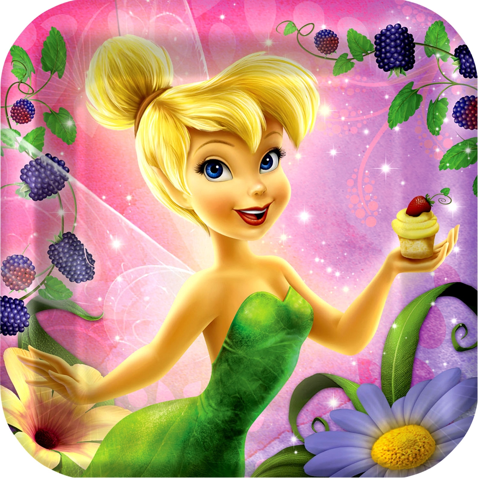 Tinkerbell Large Paper Plates (Pack of 8) [TINTWLP04] - Discount Party ...