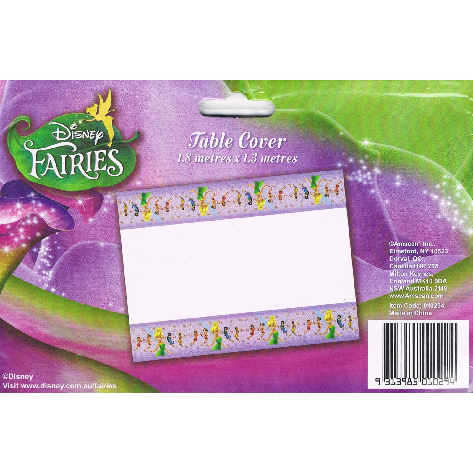 Disney Fairies Tinkerbell Plastic Tablecloth | Tinkerbell | Girls ...