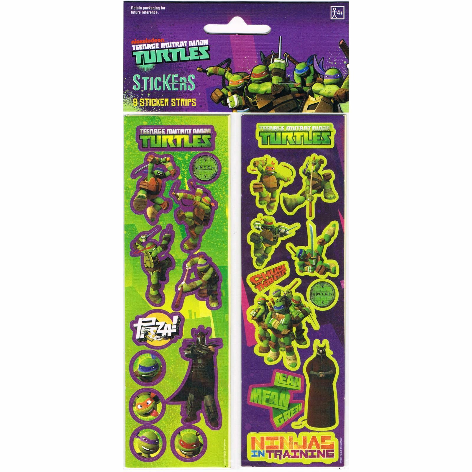 Teenage Mutant Ninja Turtles Stickers (8 Sheets) | Teenage Mutant Ninja ...