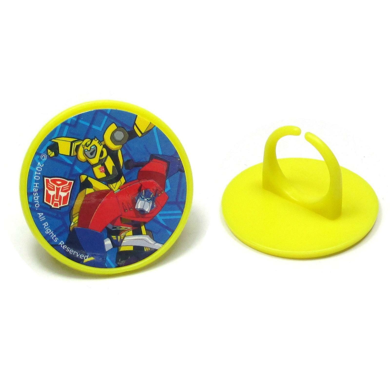 Transformers Cupcake Rings (Pack of 20) - Discount Party Supplies
