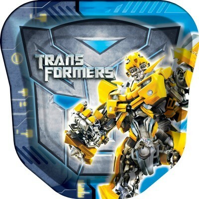 Transformers Small Paper Plates (Pack of 8) - Discount Party Supplies