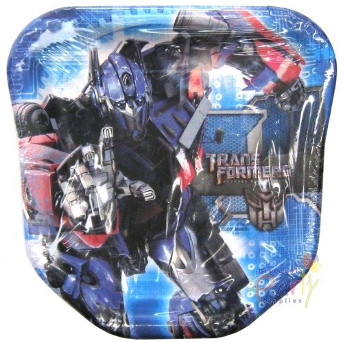 Transformers: Revenge of the Fallen Large Paper Plates (Pack of 8 ...