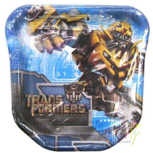 Transformers: Revenge of the Fallen Small Paper Plates (Pack of 8 ...