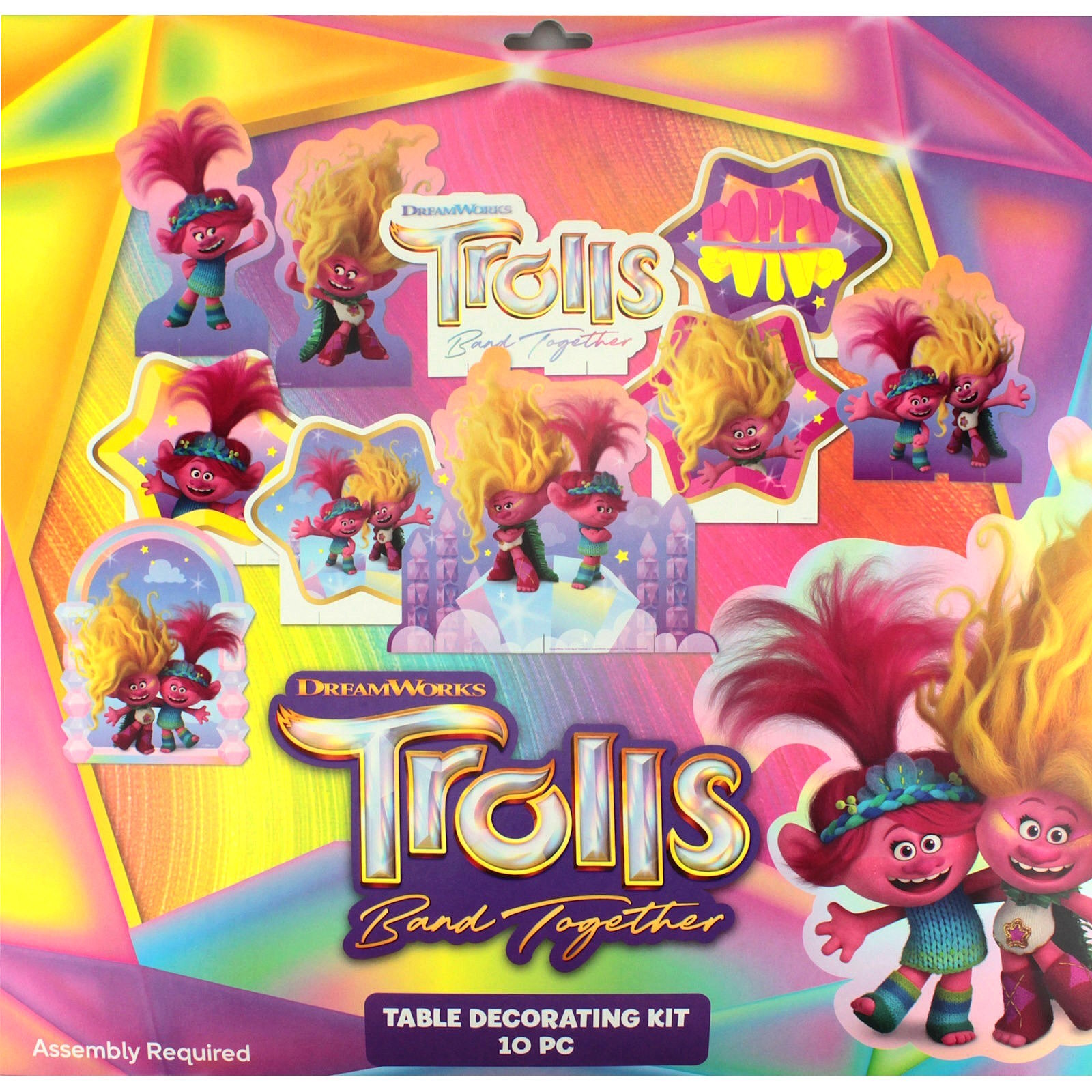 Trolls Band Together Table Decorating Kit | Trolls | Girls Birthday ...