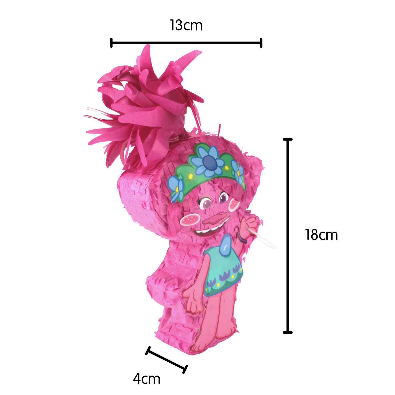 Trolls World Tour Mini Pinata Decoration 18cm | Trolls Party Supplies ...