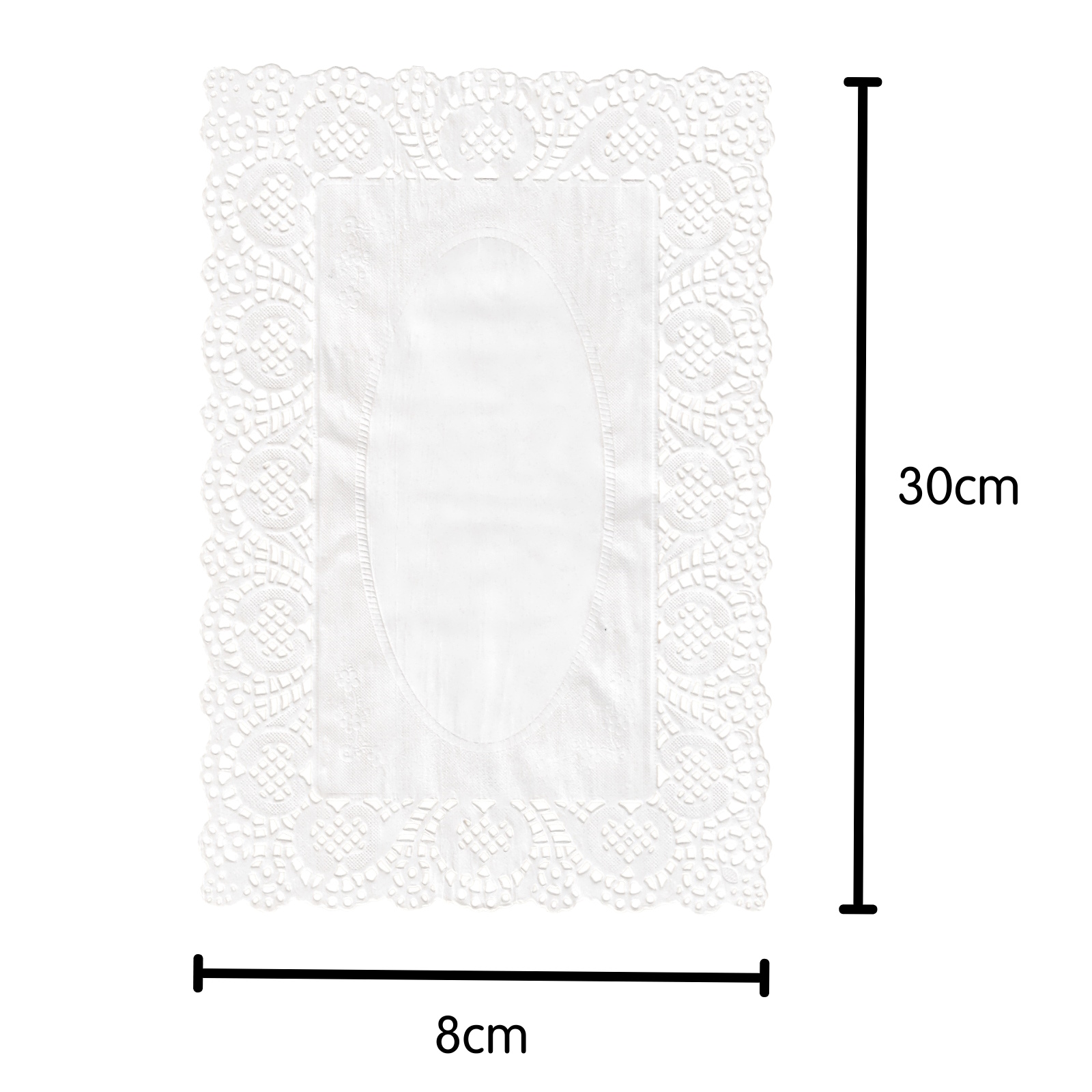 Paper Rectangle Lace Doilies (Pack of 30) | Vintage Party | Themed ...