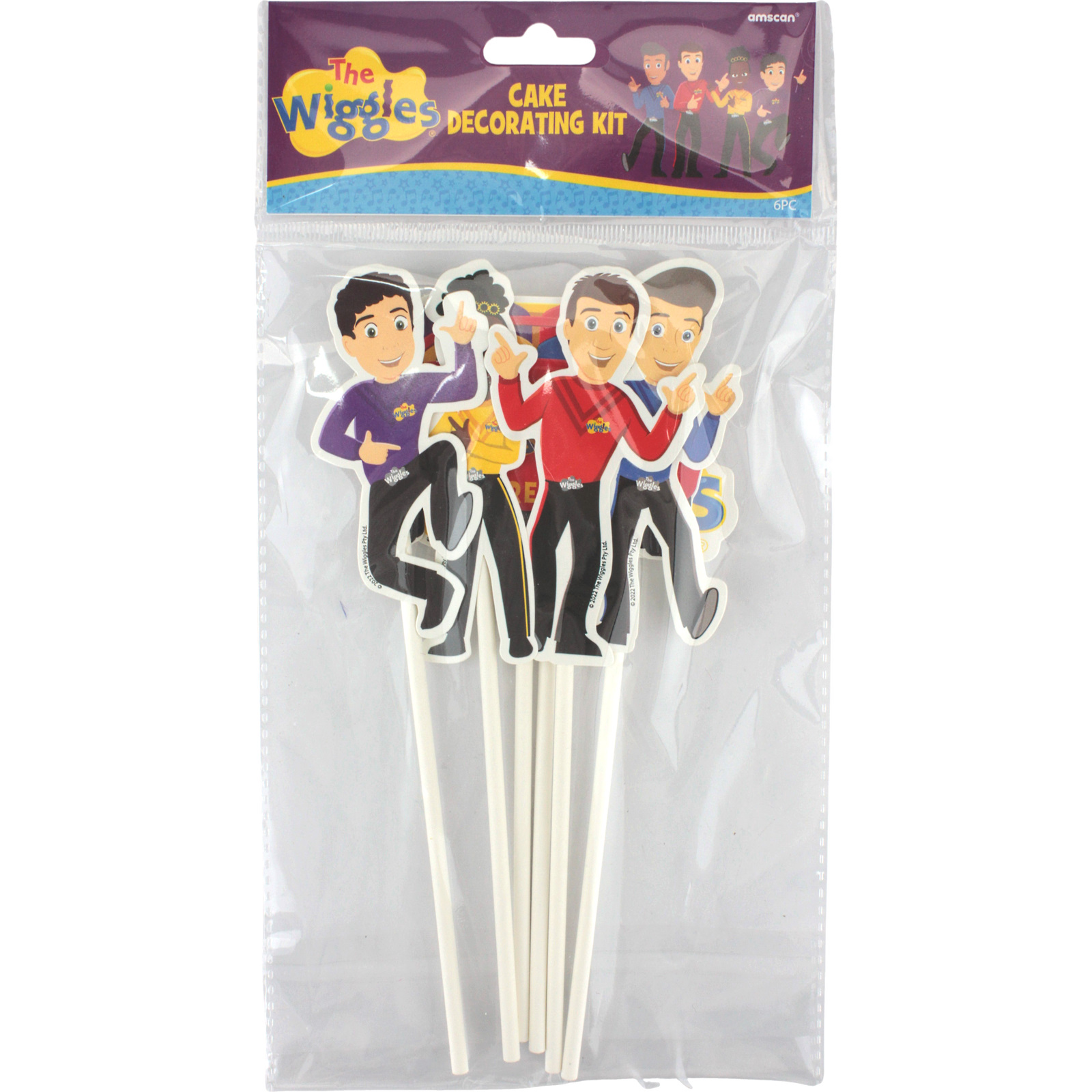 The Wiggles Party Cake Topper Kit (Pack of 6) | Wiggles | Boys and ...