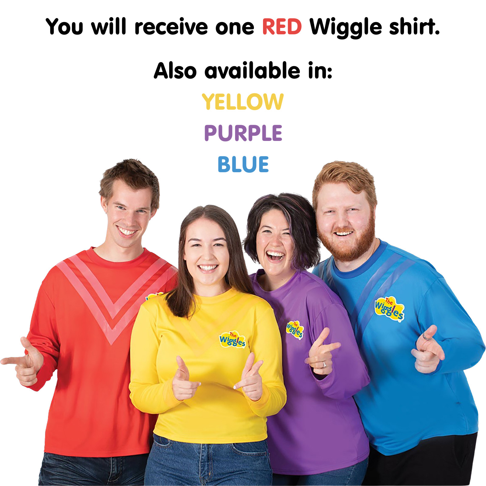 The Wiggles Red Wiggle Shirt Adult Costume | Wiggles | Boys and Girls ...