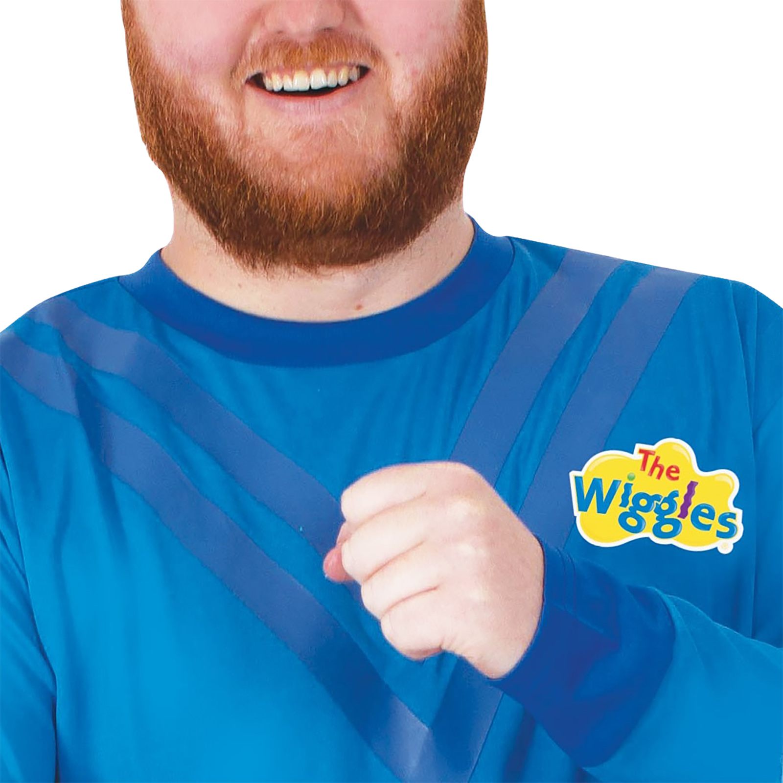 The Wiggles Blue Wiggle Shirt Adult Costume | Wiggles | Boys and Girls ...