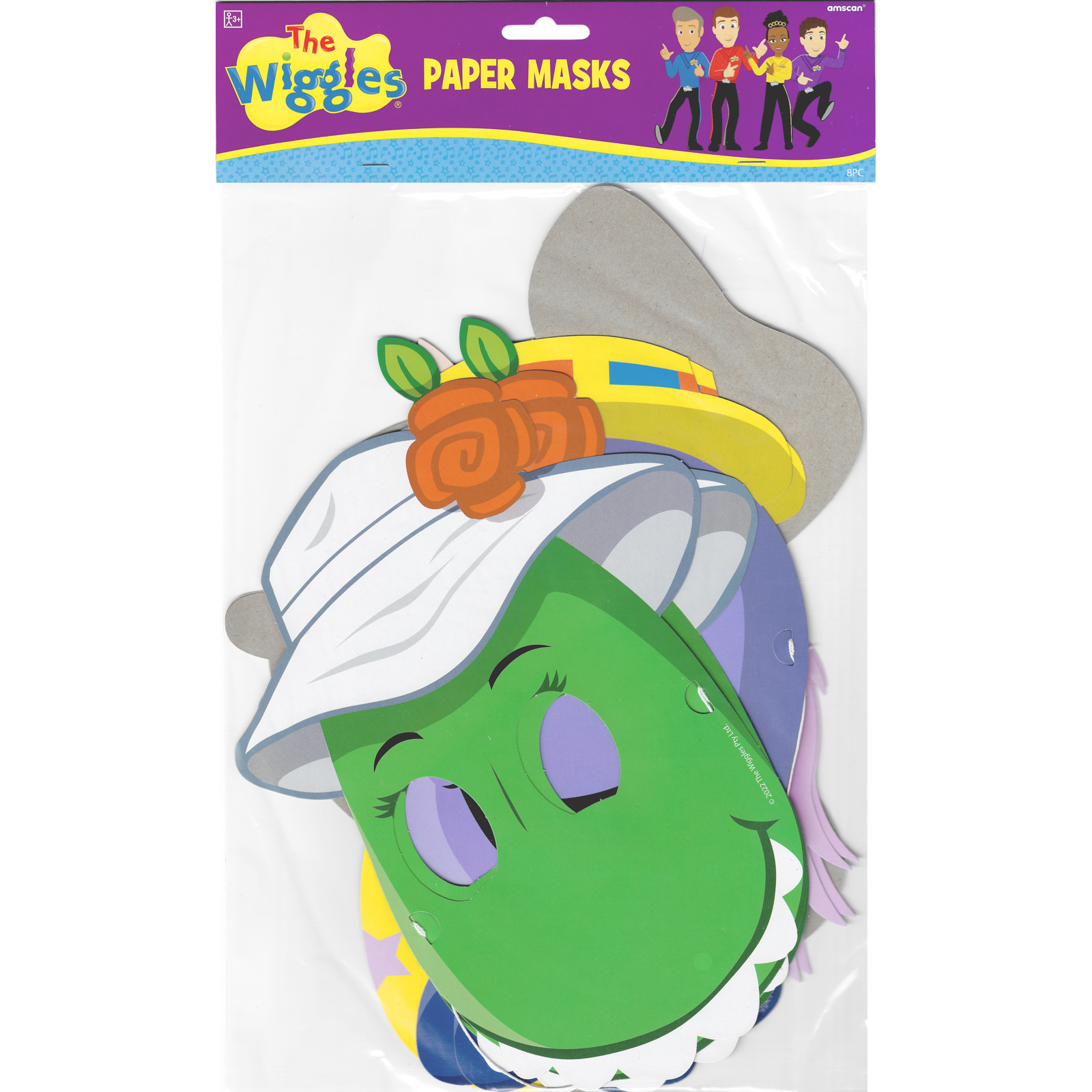 The Wiggles Party Masks (Pack of 8) | Wiggles | Boys and Girls Birthday ...