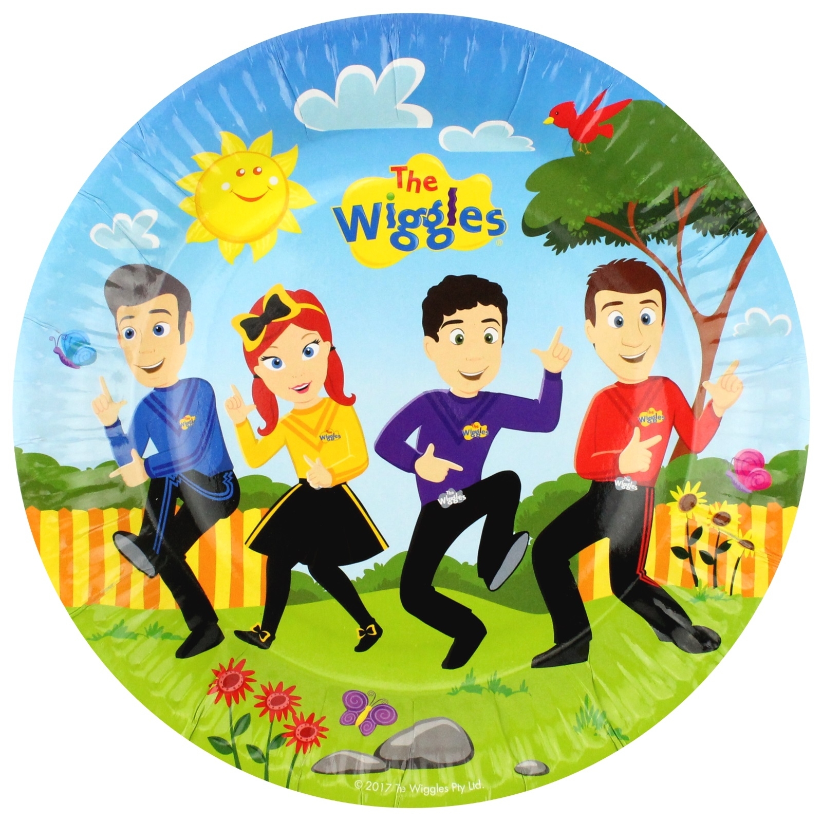 The Wiggles Large Paper Plates (Pack of 8) [WIGTWLP02] | Wiggles | Boys ...