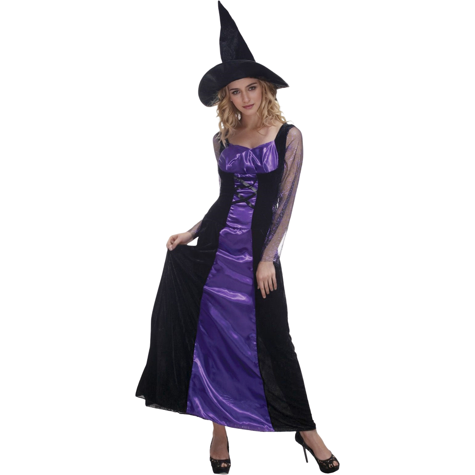 Women's Witch Midnight Sorceress Costume One Size - Discount Party Supplies
